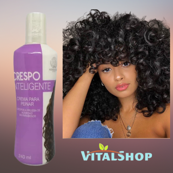 **CREMA PARA PEINAR CRESPO INTELIGENTE X240 mL- "Herbacol ...