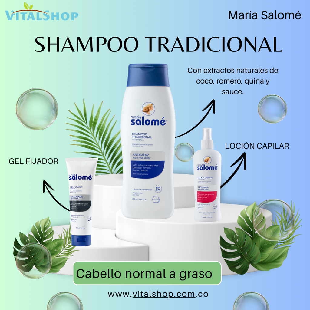 LOCIÓN CAPILAR MARIA SALOME X320 mL (R) – VitalShop Colombia