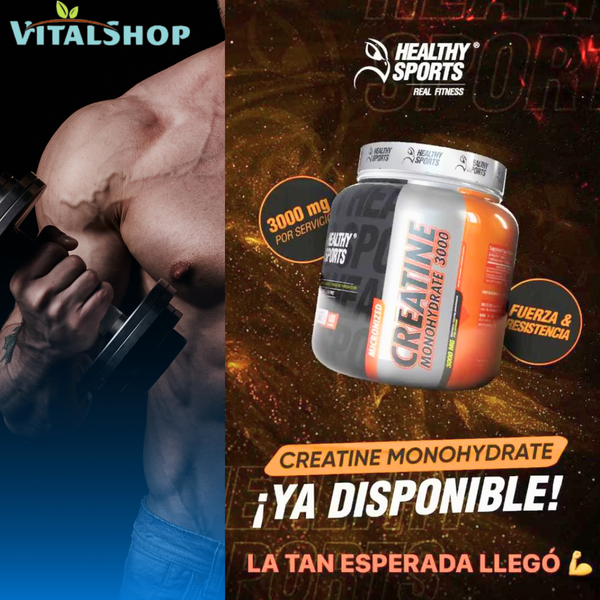 **CREATINA Monohidratada 3000 MG X100 Servicios "Healthy"** – VitalShop ...