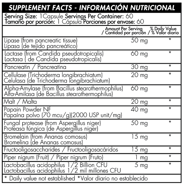 **Enzimax - digestivas X 60 Cáp. "Healthy"** – VitalShop Colombia